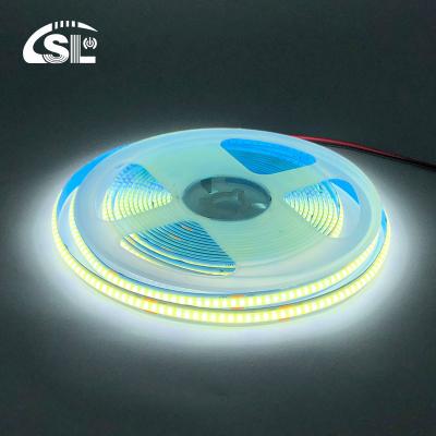 China CE RoHs 3 IP20 8mm 12V 24V 320Leds 6500K White Light Flexible COB Led Strip Light for sale
