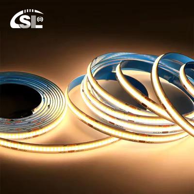 China COB LED Strip Light IP20 8mm Width 12V24V 320leds 3000K4000K6500K for Kitchen Living Room for sale
