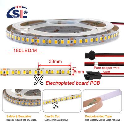 China Customized Width 180 LEDs SMD2835 LED Strip Light for Hotel Lighting Solutions Service for sale