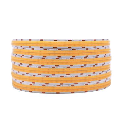 China 2- DC12V24V 8mm 320Leds 3000K Warm COB Led Strip Light for Cabinet bedroom kitchen lighting decoration for sale