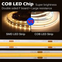 China Light Strings Item Type High Brightness Waterproof Customization COB Led Strip Light for sale