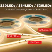 China Light Strings Item Type High Brightness Waterproof Customization COB Led Strip Light for sale