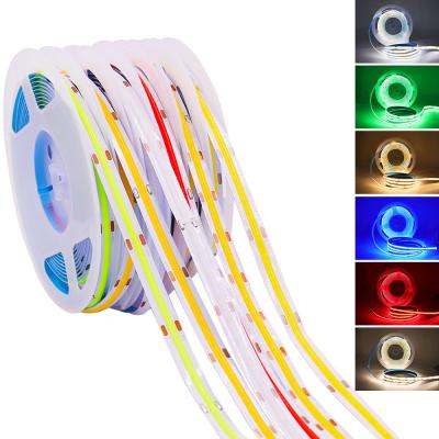 China 320leds Red Golden Yellow Ice-Blue Blue Green Purple Colorful Flexible COB Led Strip Light for sale