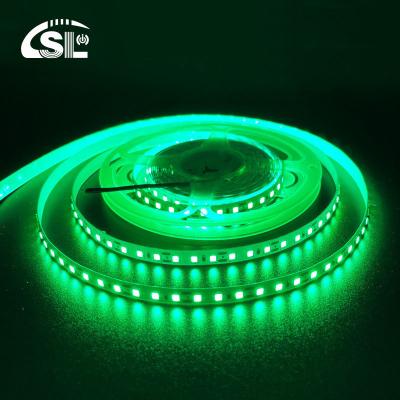 China 120leds 8mm SMD2835 Green Die-Cutting Board Led Strip Light for Indoor and Outdoor Customizable for sale