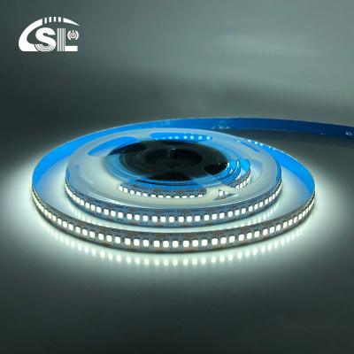China DC12V/24V 10mm 240led 2835 SMD LED Strips Cuttable Flexible Light Strip with Dimmer for sale
