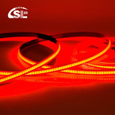 China Astounding 24v COB 320Ds 8mm Ra 85 Red LED Light Strip with 50000 Hour Working Lifetime for sale