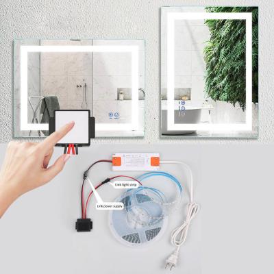 China Convenient 110V 240VAC Touch Switch for LED ON/OFF /dimmer Function in Bathroom Mirror for sale