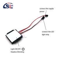 China Smart Mirror Stepless Dimming Mirror Touch Sensor Switch with Bracket DC12V 12W 24W 36W for sale