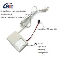 China Convenient AC110V/220V Single Button Touch Sensor Switch for Smart Bathroom Mirrors for sale
