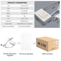 China Convenient AC110V/220V Single Button Touch Sensor Switch for Smart Bathroom Mirrors for sale