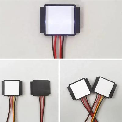 China DC12V 12W 24W 36W 3.3cm*3.3cm*0.8cm One Button Touch Sensor Switch for Smart Mirrors for sale