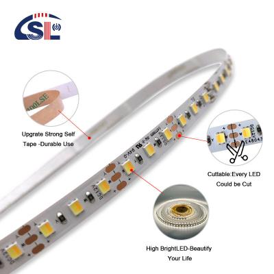China 2835 CCT LED Strip 120Leds/m Dual White Color Temperature Adjustable Flexible Tape for sale