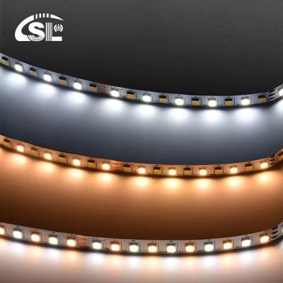 China 4000K CCT 8mm Width LED Flexible Strip Light 12V 120leds/m for Home Lighting Solution for sale