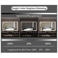 China Customized Bathroom Smart Mirror LED Dimmer Touch Sensor Switch 12V 60W One Button for sale