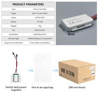 China 110V 240VAC LED Strip Light Controller Touch Button Wall Switch for Smart Mirror for sale