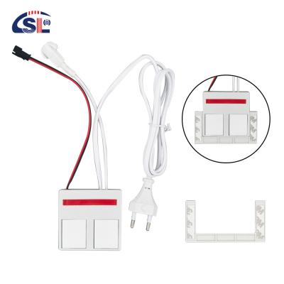 China 12V LED Light Source Integrated Bathroom Mirror Switch 1N1NC Combination 1A Max Current for sale