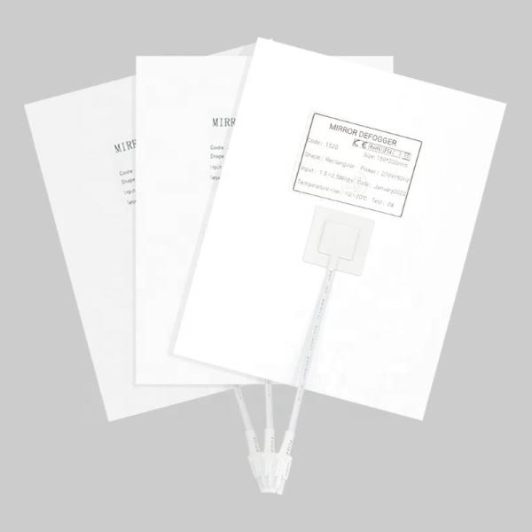 Modern Design 200mm*300mm Bathroom Mirror Defogging Film with Waterproof PET Material