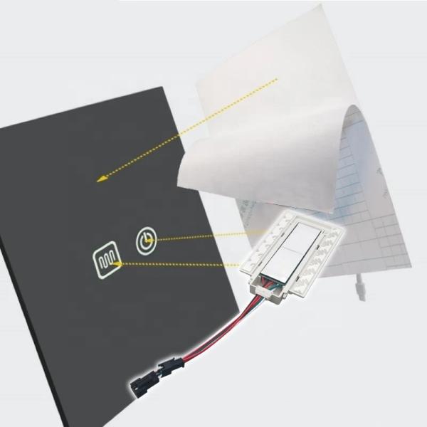 Modern Design 200mm*300mm Bathroom Mirror Defogging Film with Waterproof PET Material