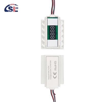 China Time Display Slim DC12V 5A 60W Defogger LED Light Mirror Touch Sensor Stepless Dimmer Switch for sale