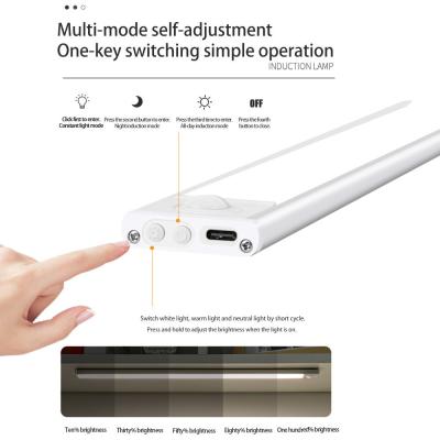 China Indoor Battery Powered Motion Sensor Led Under Cabinet Lights 30000 Hours Working Time for sale