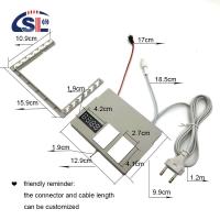 China DC12V 5A 60W Single Color Touch Sensor Switch Led Mirror Touch With Time Temperature Display for sale