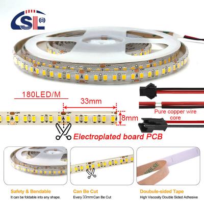 Cina Lunga durata di vita Lumina a striscia LED impermeabile con larghezza di 8 mm e temperatura del colore di 12000K in vendita