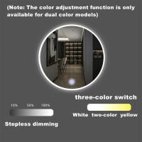 China Dimming Level Touch Sensor Switch for Bathroom Mirror Lighting DC12V 3A/5A Single Button for sale