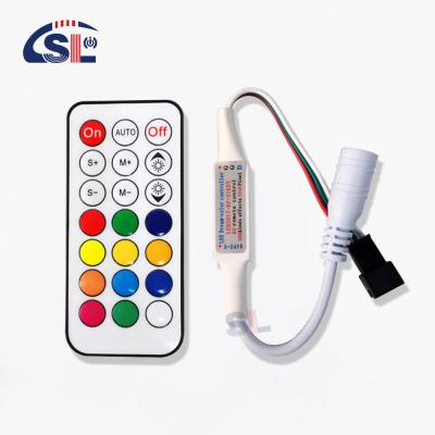 China 21 Key RF WS2811/WS2812B Slide Light Strip With LED Dimming Controller L 87*W40*7MM 2- for sale
