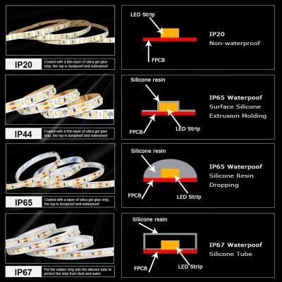 Cina Facile installazione 24V SMD2835 180D 8mm LED Light Strip per bagni in vendita