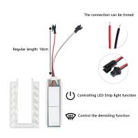 China Smart LED On/Off Dimmer Function for Bathroom Vanities Mirror SL 12v 12W-60W Split Two Buttons for sale