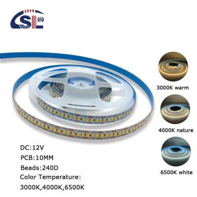 Cina Facile installazione 240D 10mm 6500K Ra80 LED Light Strips per Bagno Vanità Specchi in vendita