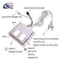 China Large Two Buttons Touch Sensor Switch with Bracket Easy Installation DC12V Customized for sale
