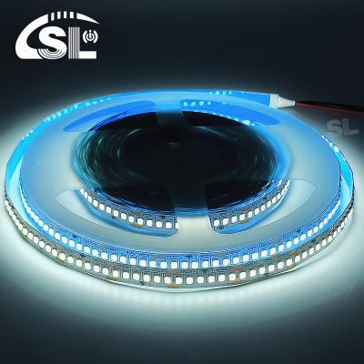 China 24V DC SMD2835 240D 10mm 12000K Ra80 Die-Cutting Board LED lichtstrips voor spiegels Te koop