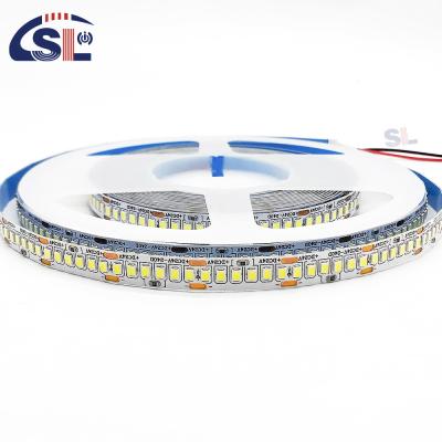 China 24V DC SMD2835 240D 10mm 12000K Ra80 Die-Cutting Board LED lichtstrips voor spiegels Te koop