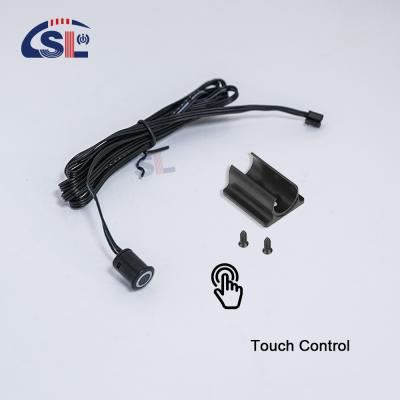 Cina Voltaggio DC12V/24V Commutatore di controllo del tocco metallo per l'assorbimento della luce a LED nell'armadio in vendita