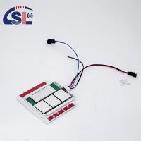 China Customized DC12V SL Split Tripple Button Tripple Color Touch Sensor Switch Radar Time Temperature Display Screen with bracket Smart Mirrors for sale