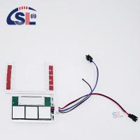 China Customized DC12V SL Split Tripple Button Tripple Color Touch Sensor Switch Radar Time Temperature Display Screen with bracket Smart Mirrors for sale