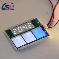 China Customized DC12V SL Split Tripple Button Tripple Color Touch Sensor Switch Radar Time Temperature Display Screen with bracket Smart Mirrors for sale