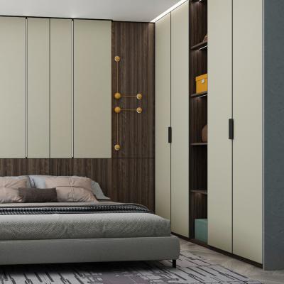 China Luxury Shaker Style PVC Wardrobe Door ENF Certified Splash Resistant for sale