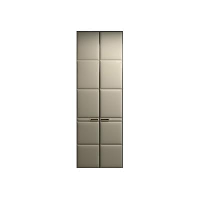 China Modern PVC Surface Minimalist Closet Door Shaker Bedroom Cupboard Doors Eco Friendly for sale
