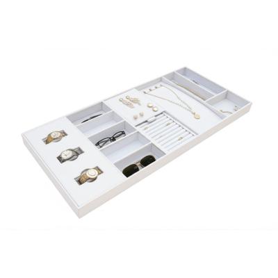 China Customization Jewelry Storage Trays Stacking Jewelry Trays Open Structure Design for sale