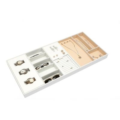 China Customization Jewelry Storage Trays Stacking Jewelry Trays Open Structure Design for sale