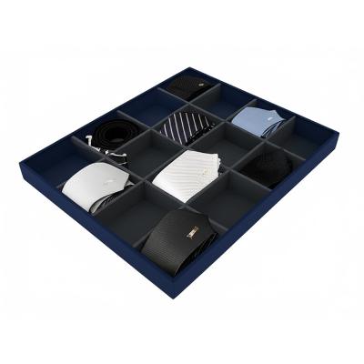 China Handmade Modular Velvet Jewelry Drawer Organizer Closet Drawer Insert for sale