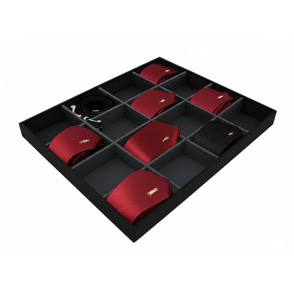 Quality Handmade Modular Velvet Jewelry Drawer Organizer Closet Drawer Insert for sale