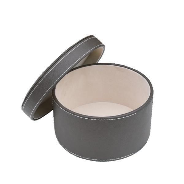 Quality Decorative Round Storage Box With Lid Closet Storage Box 202x107mm Elegant for sale