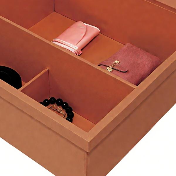 Quality MDF PVC Wardrobe Organizer Box Closet Storage Boxes Durable For Underwear & for sale