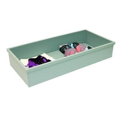 China PVC Wrapped MDF Pull Out Closet Organizer Baskets Space Saving Moisture Proof for sale