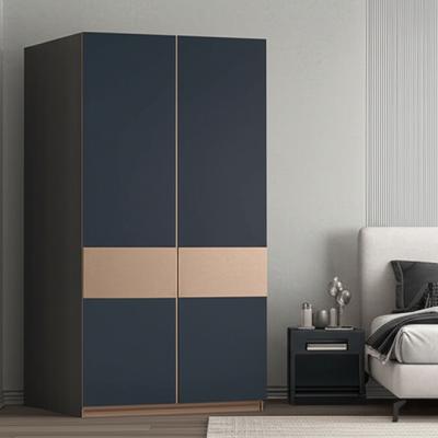 China Modern Particle Board Shaker Style Wardrobe Doors 22mm Dark Grey Matte Finish for sale