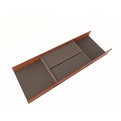 China Mjmhd Aluminum Leather Jewelry Tray Stackable Jewelry Trays For Drawers Handcrafted for sale