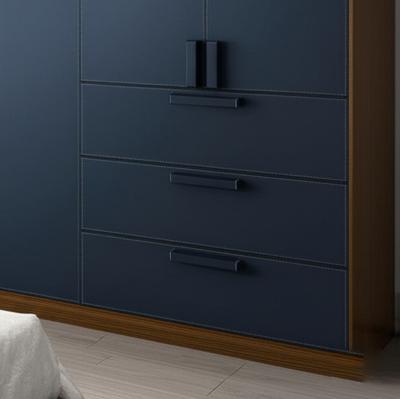 China MJWHD Customizable Wardrobe Drawer Front Panel CYDP-003 - ENF Grade MDF/Particleboard, Eco-Friendly PVC Leather, Edge-Banded, Hardware Handle for sale